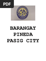 Barangay Sindalan Profile Overview | PDF | Economy Of The Philippines ...