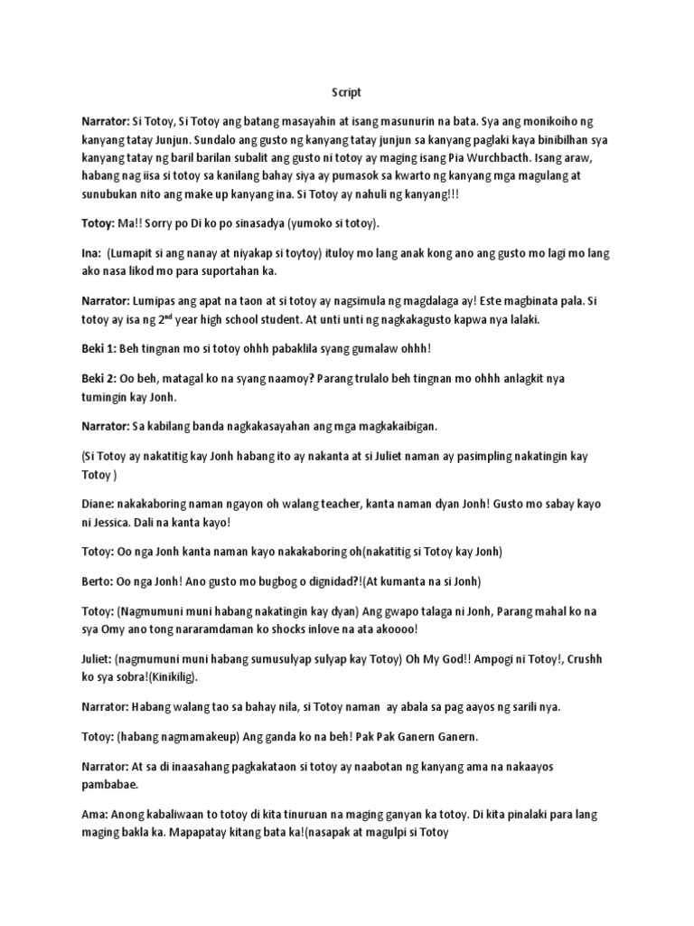 Script Autosaved 1 | PDF