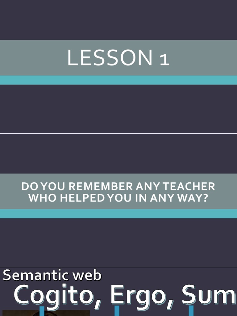 Understanding "Cogito, Ergo, Sum" | PDF | Communication | Cognition
