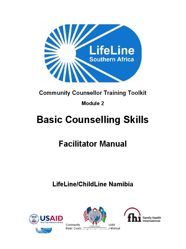 Basic Counselling Skills: Facilitator Manual | PDF | Nonverbal ...