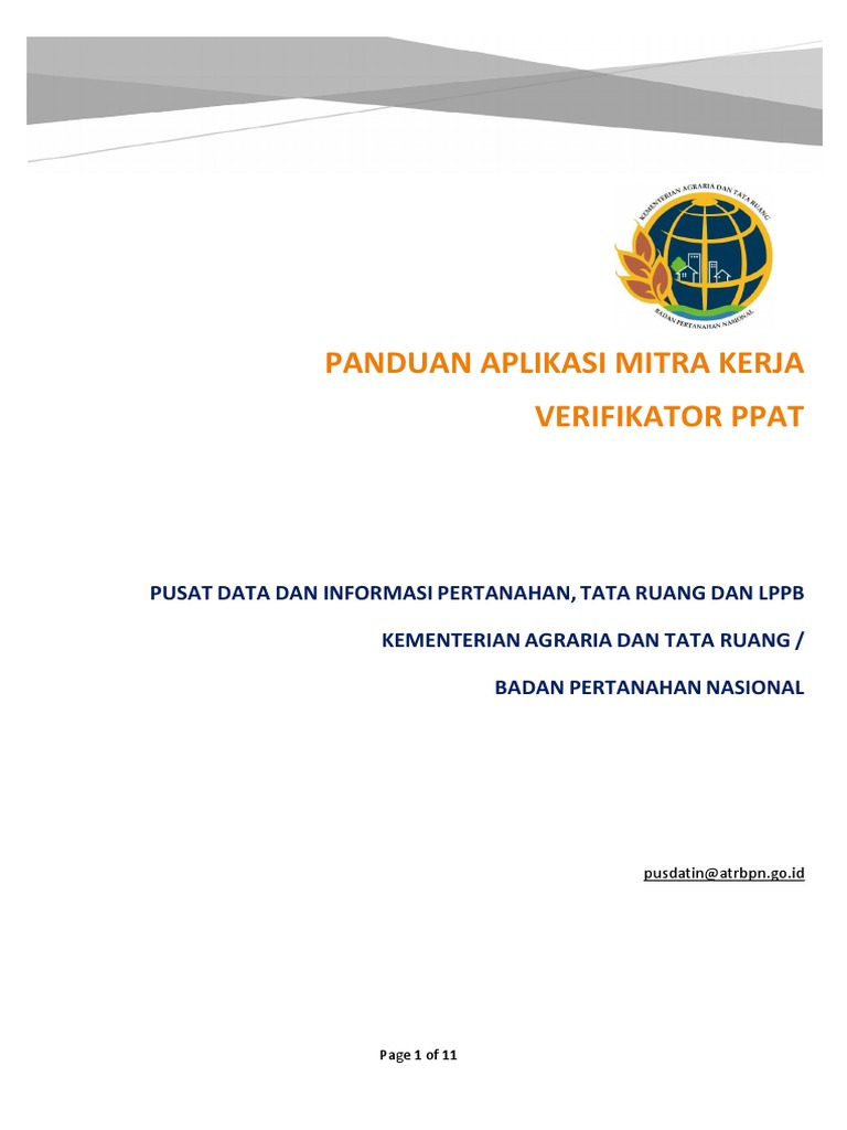Panduan Verifikator PPAT | PDF | Komputer