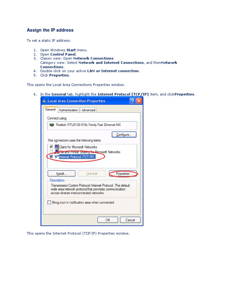 Assign The IP Address | PDF | Ip Address | Internet Protocol Suite
