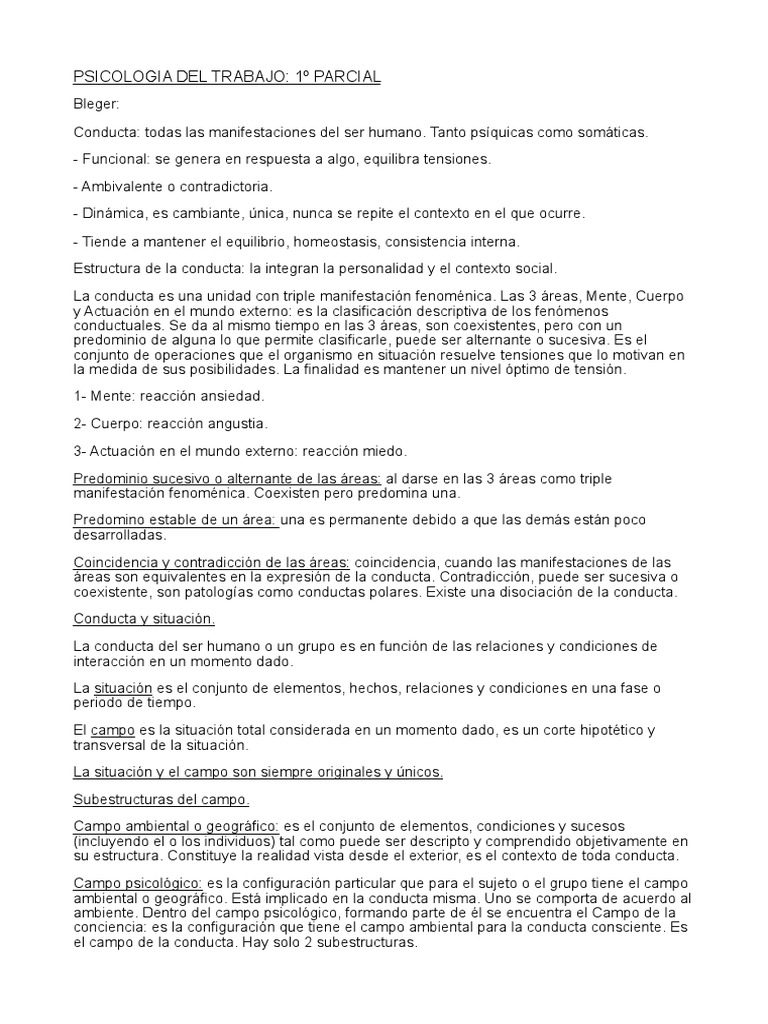 Resumen Psicologia UBA | PDF | Mente inconsciente | Ansiedad