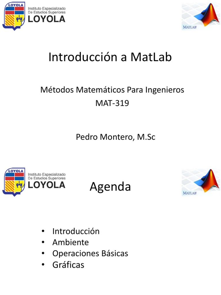Introducción a MATLAB para Ingenieros | PDF | Matlab | Matriz (Matemáticas)