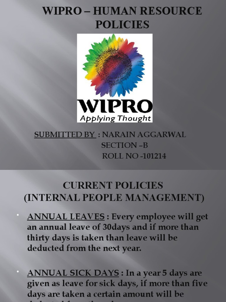 Wipro - Human Resource Policies | PDF | Economies | Business