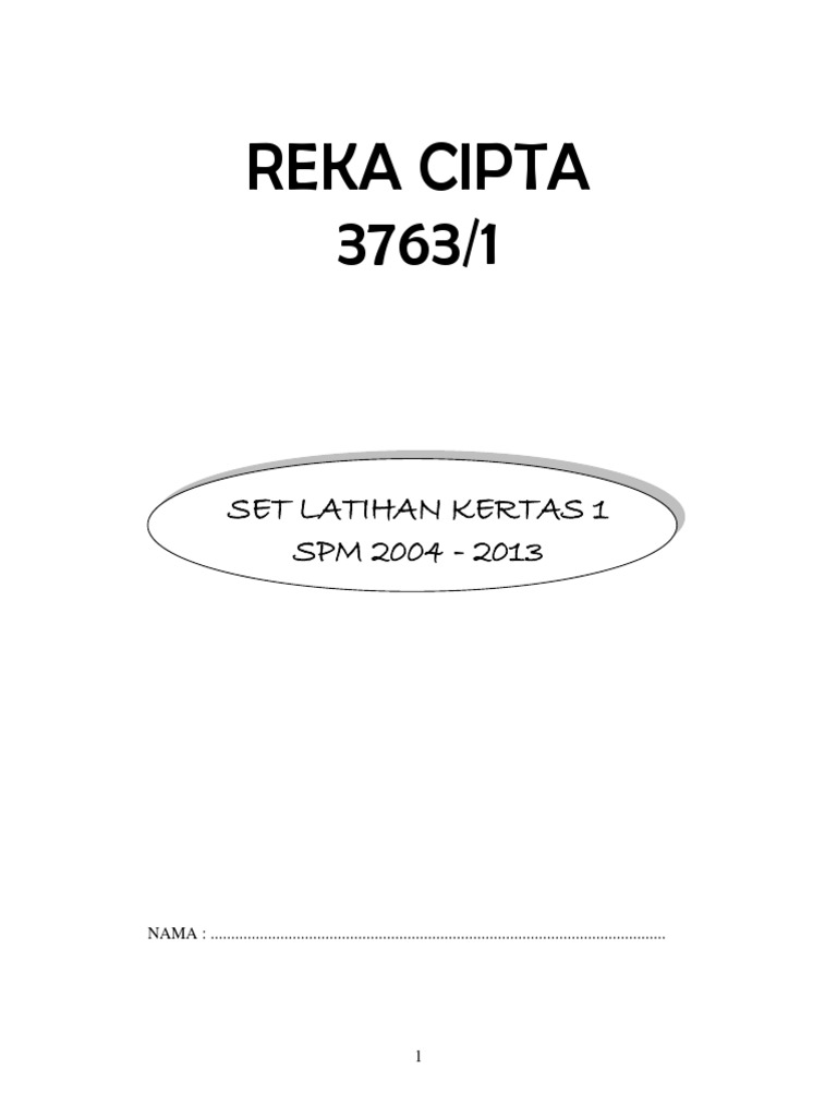 Buku Latih Tubi Reka Cipta Set 2014 | PDF