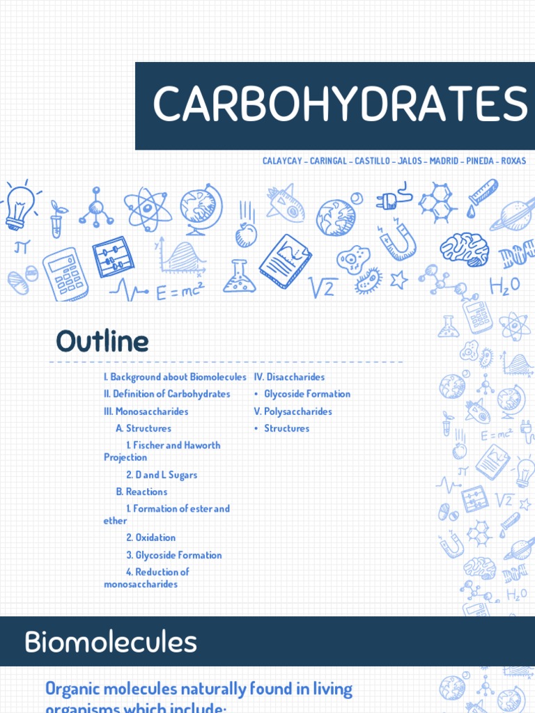 Organic Chemistry - Carbohydrates | PDF | Carbohydrates | Chemical ...