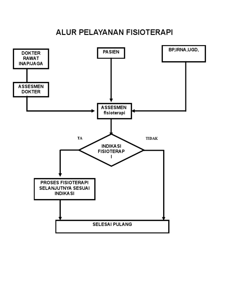 Alur Pelayanan Fisioterapi | PDF