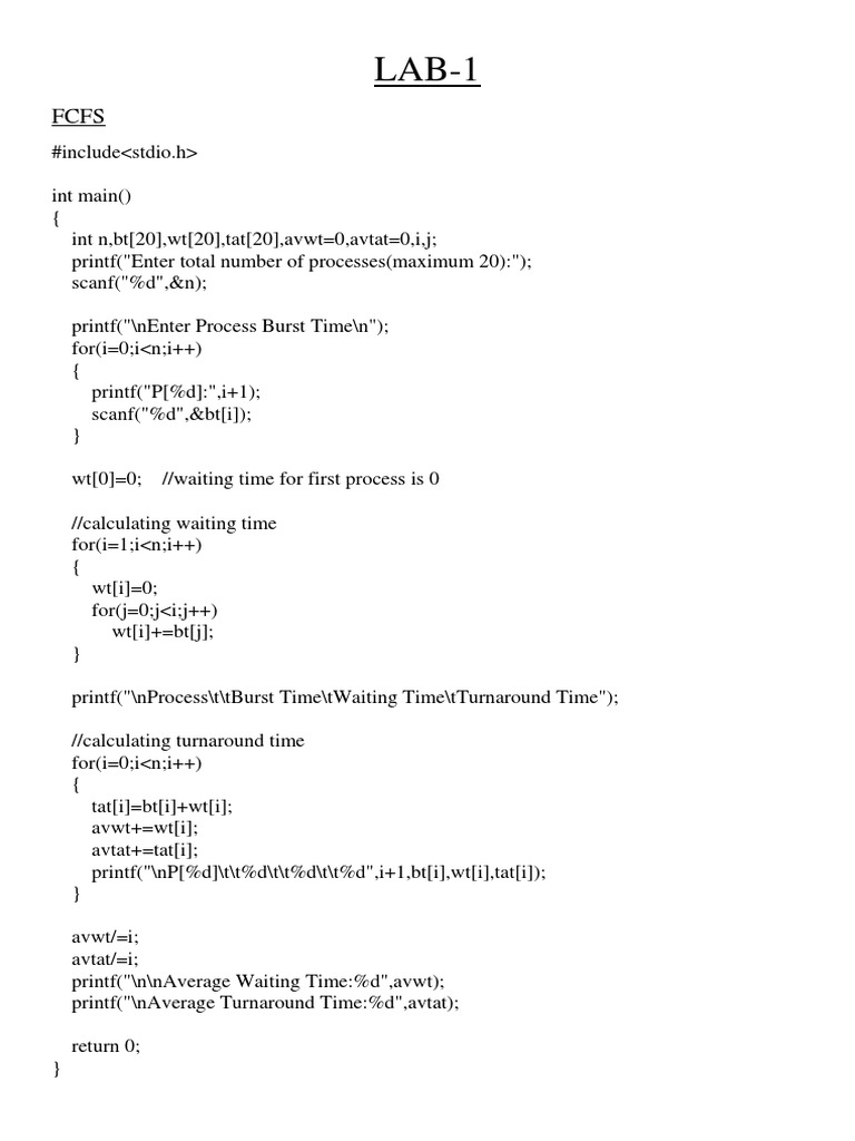 Os Lab | PDF | Operating System Technology | Computer Standards