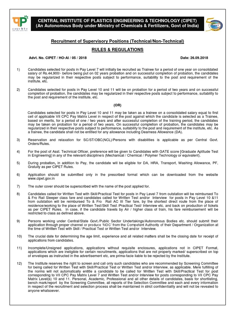 3 Rules and Regulations PDF | PDF | Identity Document | Test (Assessment)