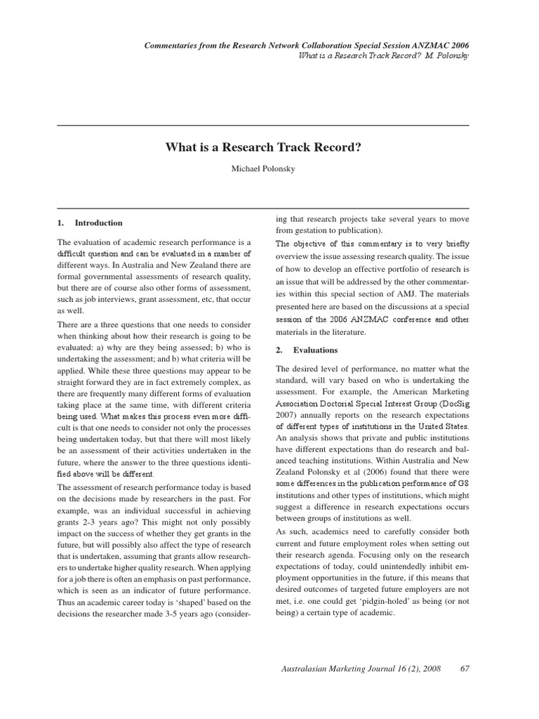 what-is-a-research-track-record-commentaries-from-the-research