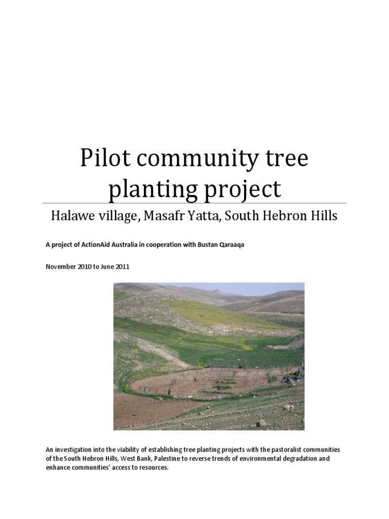 Pilot Community Tree Planting Project in Halawe Village - Final Report ...