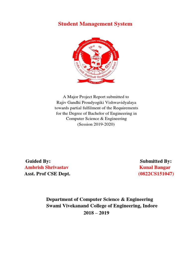 Report of Student Management System | PDF | Use Case | Unified Modeling ...