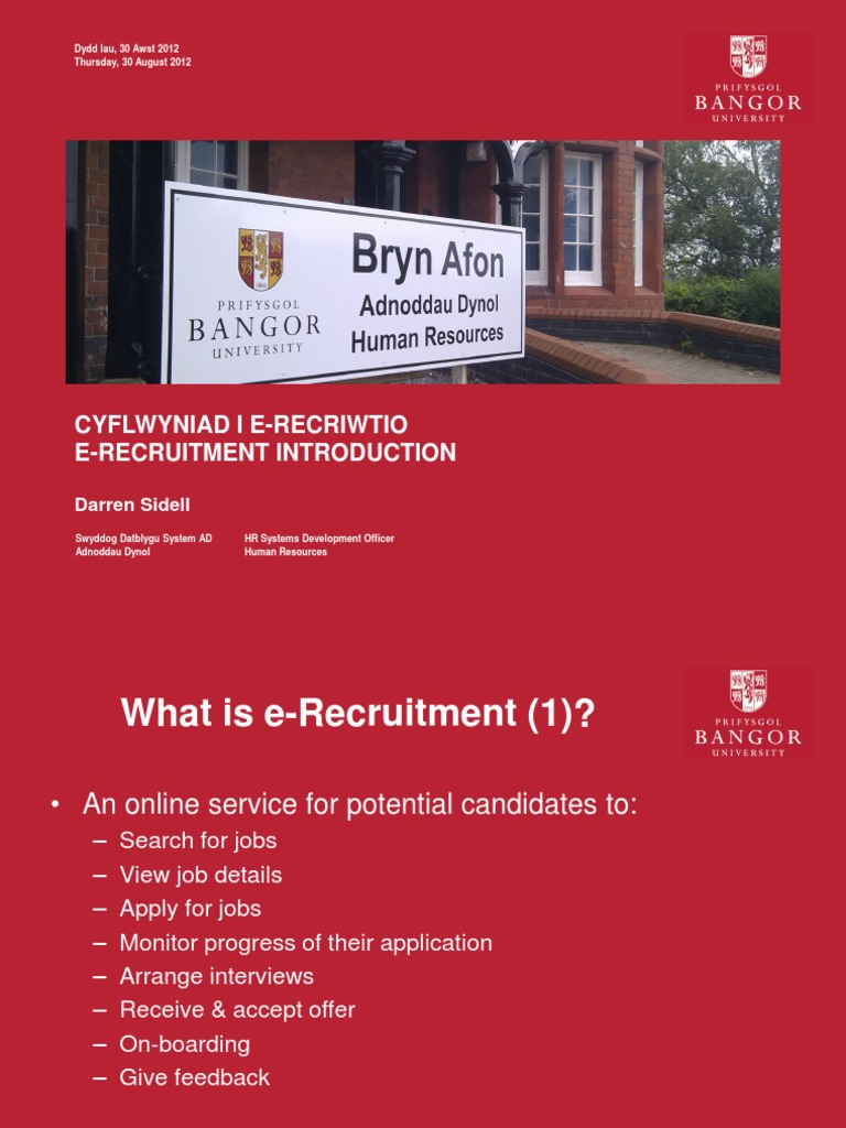 Electronic Recruitment | PDF | Recruitment | Computing