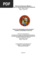 Sample Action Research Proposal - DepEd Camsur Format | PDF | Inquiry ...