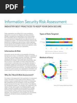 Information Security Risk Assessment Template | PDF Template