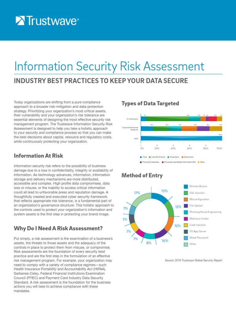 Information Security Risk Assessment Services Brief | PDF | Information ...
