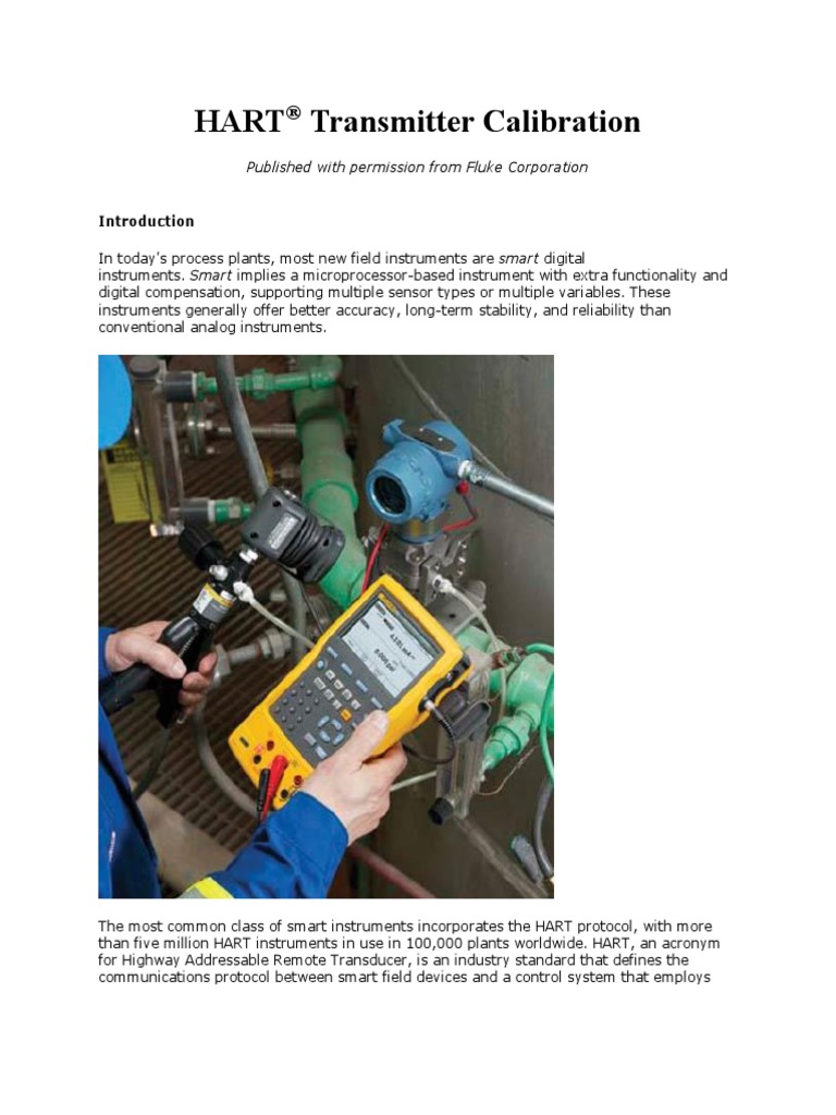 Hart 475 | PDF | Calibration | Sensor