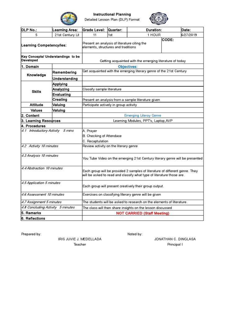 Key Concepts/ Understandings To Be Developed: 4.1 Introductory Activity ...