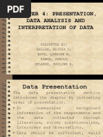 Data Presentation and Interpretation of Findings | PDF | Statistics ...