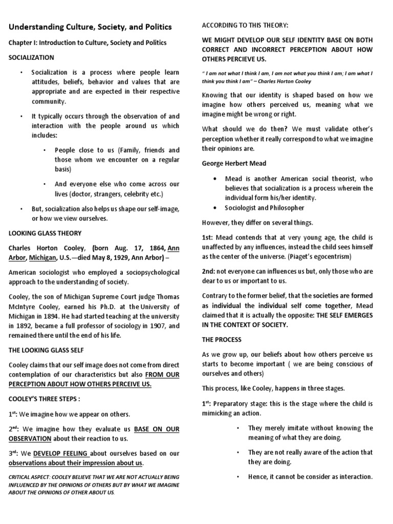 UCSP Reviewer | PDF | Socialization | Capitalism