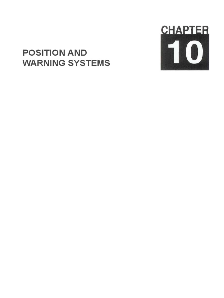 Position and Warning Systems | Download Free PDF | Brake | Wing