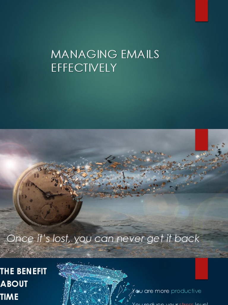 Managing Emails Effectively | PDF | Career & Growth