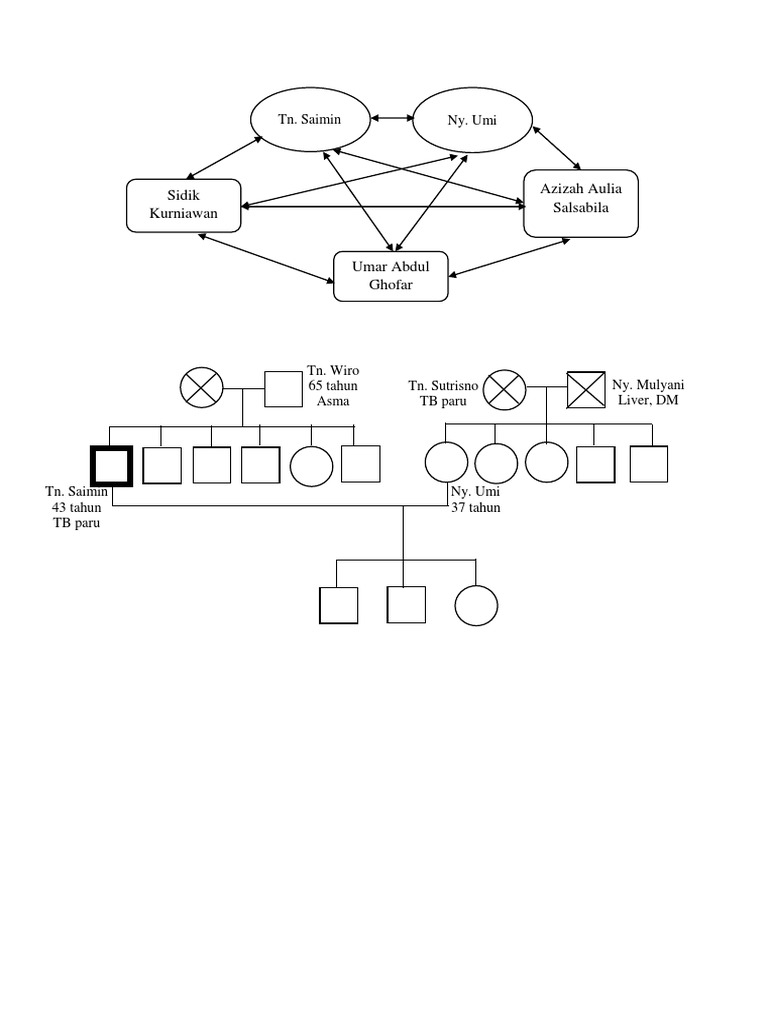 Bagan Genogram Dan Denah | PDF