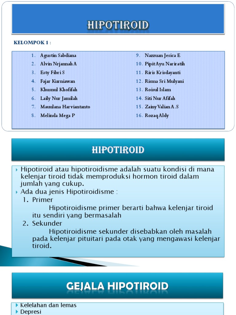 Hipotiroid | PDF