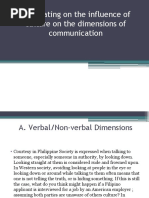 Dimensions of Communication | PDF | Nonverbal Communication | Communication