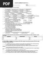 FIRST PERIODICAL TEST IN EPP6 (Agriculture 6) | PDF | Trees | Orchard