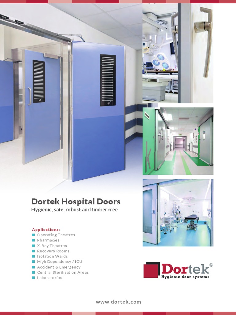 Dortek Hospital Doors Brochure | PDF | Door | Corrosion