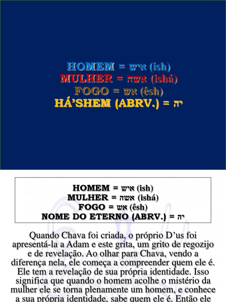 Ish X Isha | PDF | Revelação | Mulher