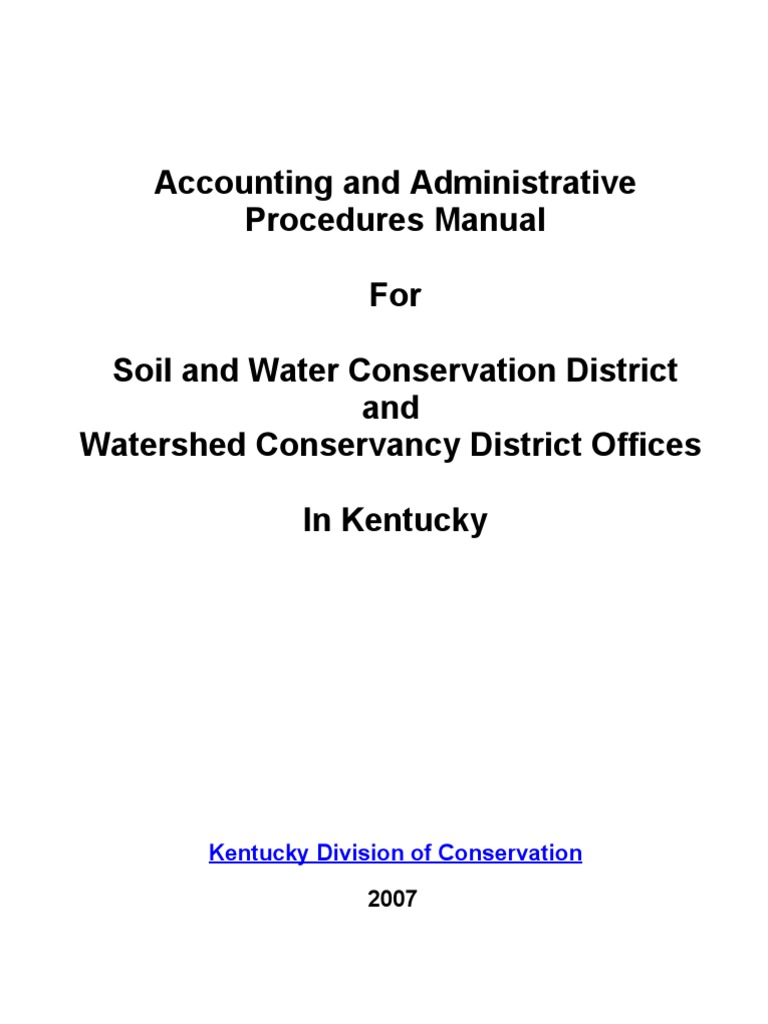 Accounting and Administrative Procedures Manual | PDF | Finance & Money ...