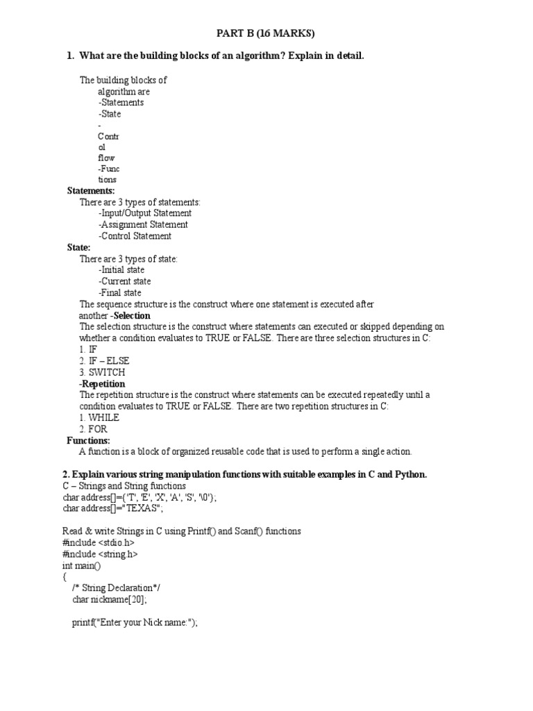 16 Mark QP | PDF | Subroutine | Parameter (Computer Programming) 16 Mark QP | PDF | Subroutine | Parameter (Computer Programming)