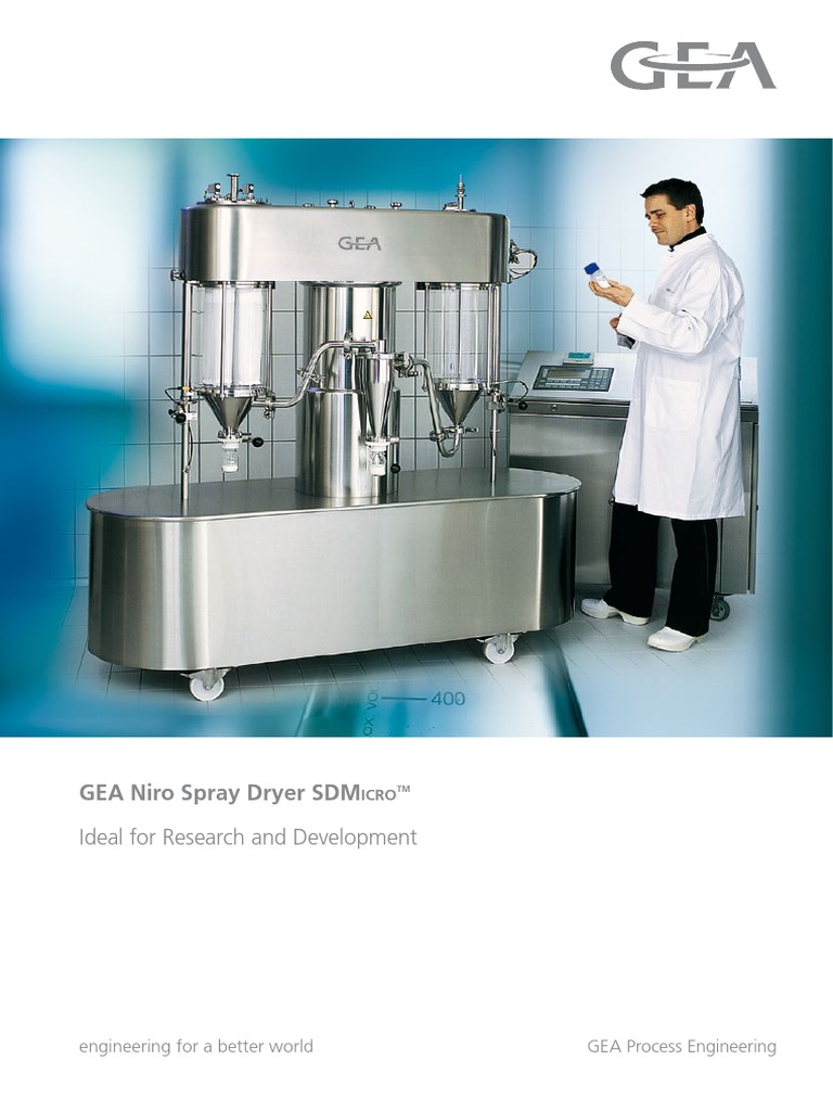 GEA Spray Dryer | PDF | Chemistry | Mechanical Engineering