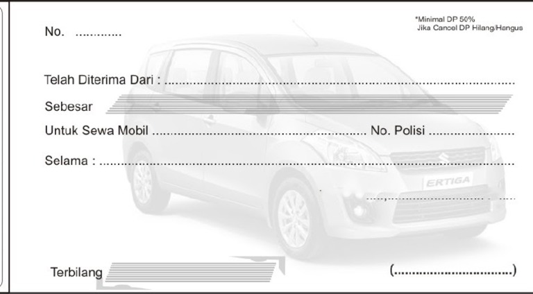 Nota Rental Mobil666 PDF | PDF