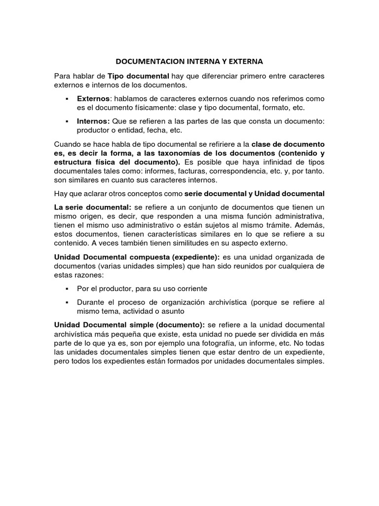 Documentacion Interna y Extern1 | Descargar gratis PDF | Factura | Bancos