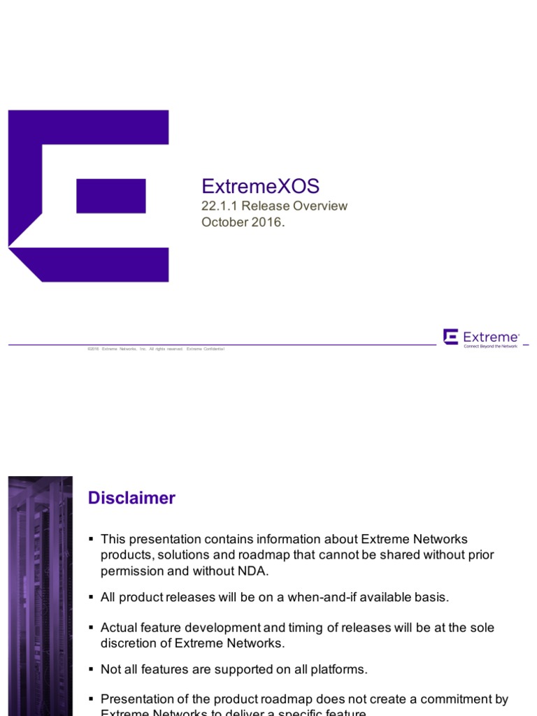 EXTREMEXOS | Download Free PDF | I Pv6 | Computer Network