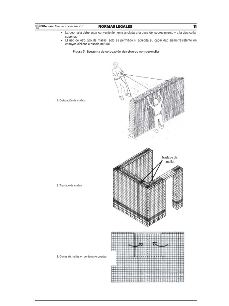 Colocacion de Geomalla | Descargar gratis PDF | Naturaleza