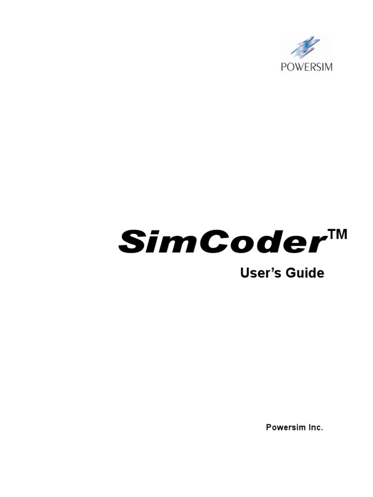 Simcoder: Powersim Inc | PDF | Analog To Digital Converter | Digital ...