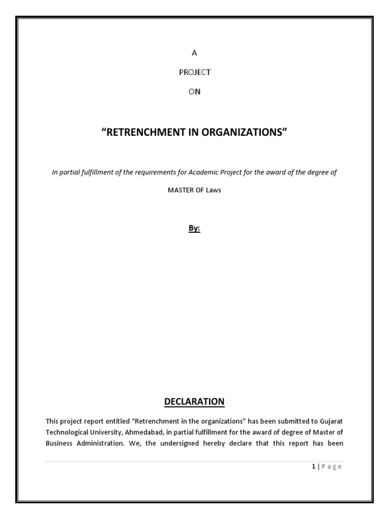 Retrenchment | PDF | Employment | Salary