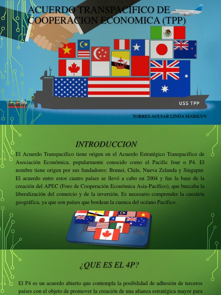 Acuerdo Transpacifico de Cooperacion Economica (TPP) | PDF | Relaciones ...