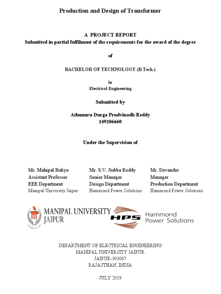 Production and Design of Transformers | PDF | Electric Power ...