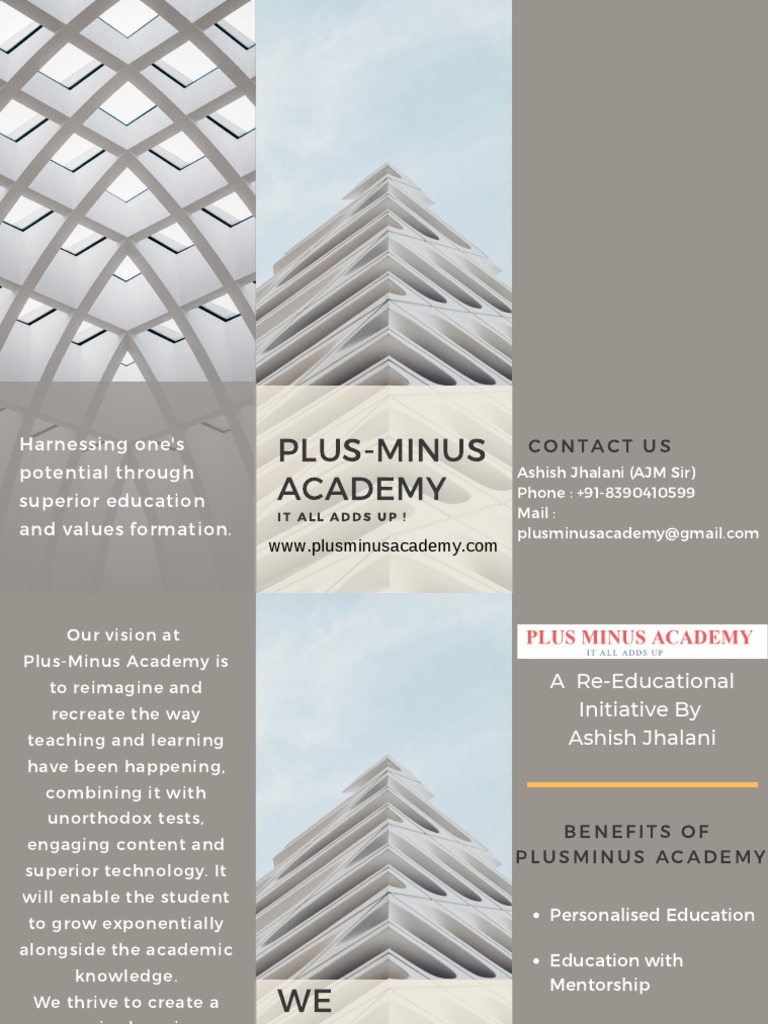 Plus-Minus Academy Mentorship Program | PDF | Test (Assessment ...