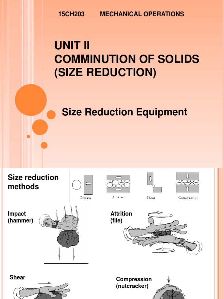 Size Reduction Equipment-2 | PDF | Mill (Grinding) | Industrial Processes