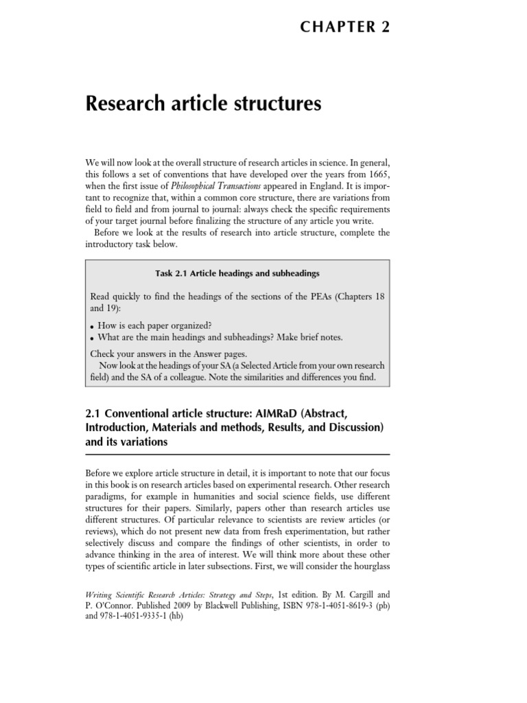 How Write An Article | PDF | Academic Publishing | Scientific Method