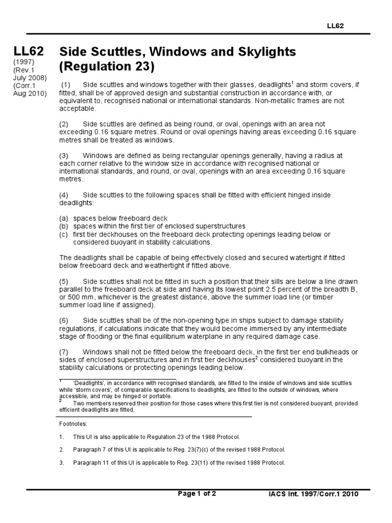 Ui Ll62 Corr1 | PDF | Deck (Ship) | Ships