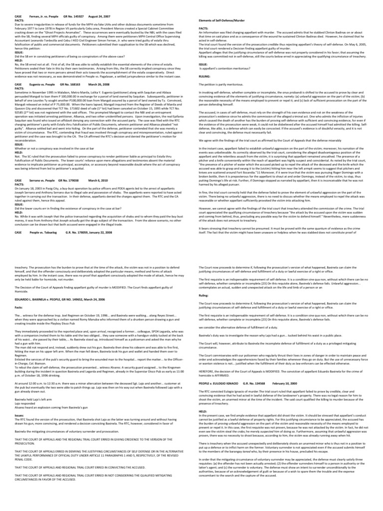 Cases | PDF | Burden Of Proof (Law) | Prosecutor