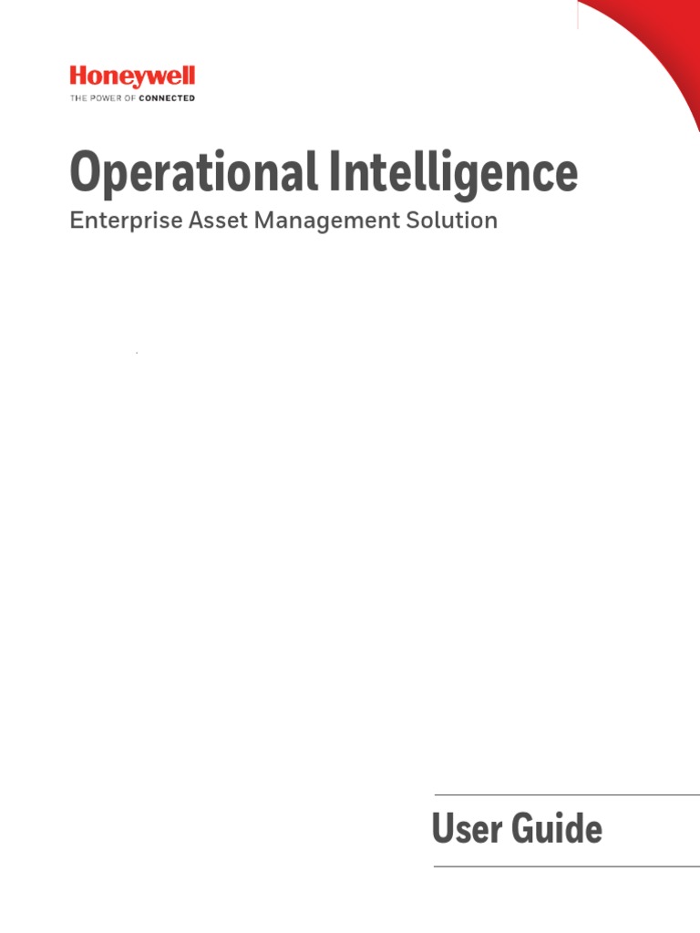 Honeywell Operational Intelligence User Guide 160419 Rev A | PDF ...
